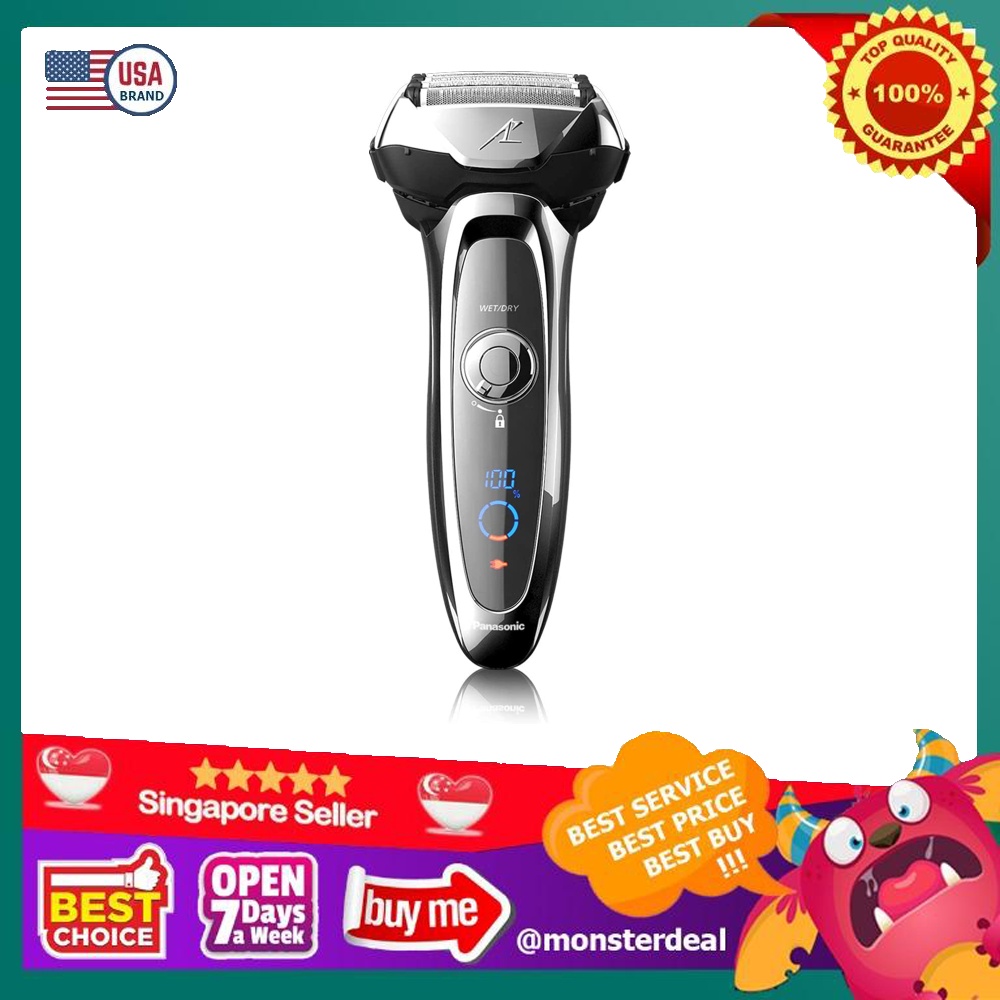 Panasonic Arc5 Electric Razor, Men's 5-Blade Cordless with Shave Sensor ...