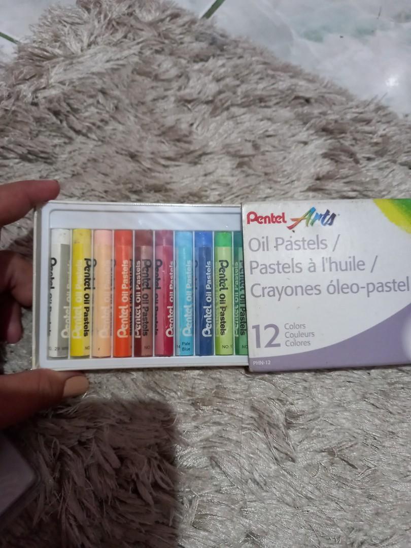 Pentel arts Oil pastels 12 colors, Hobbies & Toys, Stationary & Craft ...