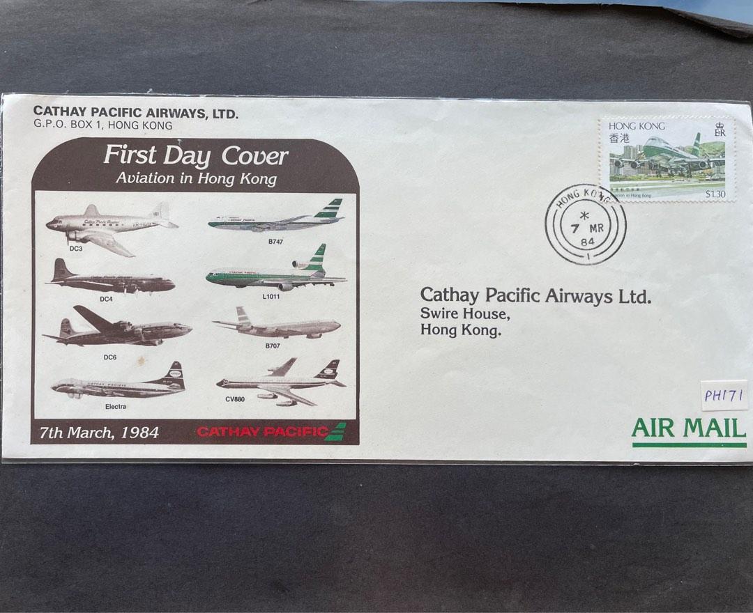 PH171 - Hong Kong Aviation Private First Day Cover to Cathy Pacific ...
