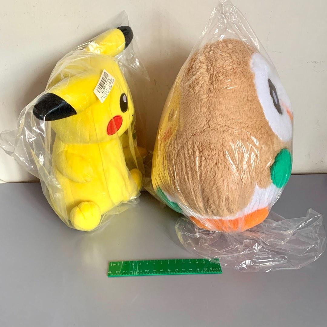 Pikachu & Rowlet (Pokemon Soft Toy/Plushie/Toreba), Hobbies & Toys ...