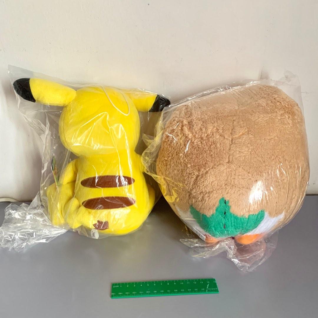 Pikachu & Rowlet (Pokemon Soft Toy/Plushie/Toreba), Hobbies & Toys ...