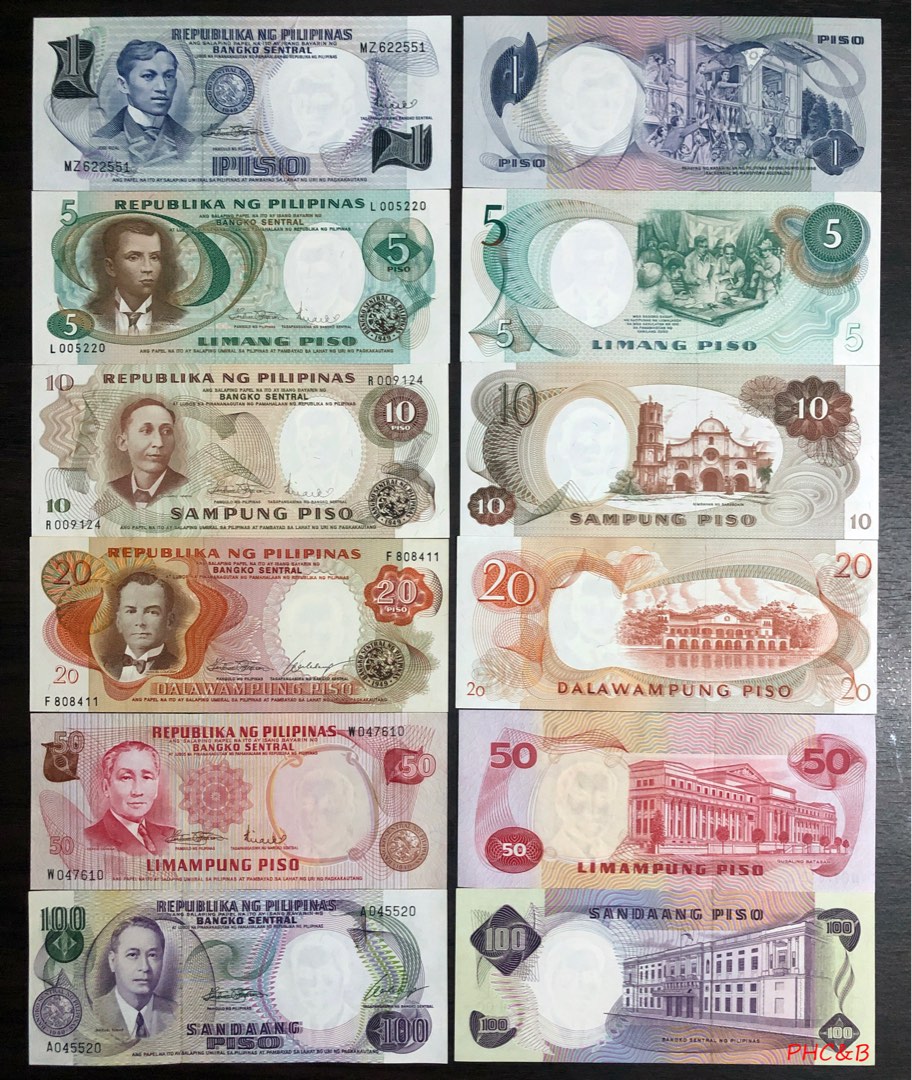 Pilipino Series Complete Set Banknote, Hobbies & Toys, Memorabilia ...