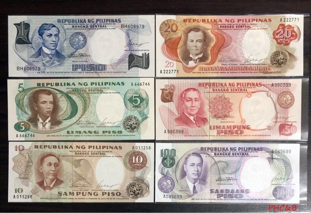 Pilipino Series Complete Set Banknote, Hobbies & Toys, Memorabilia ...