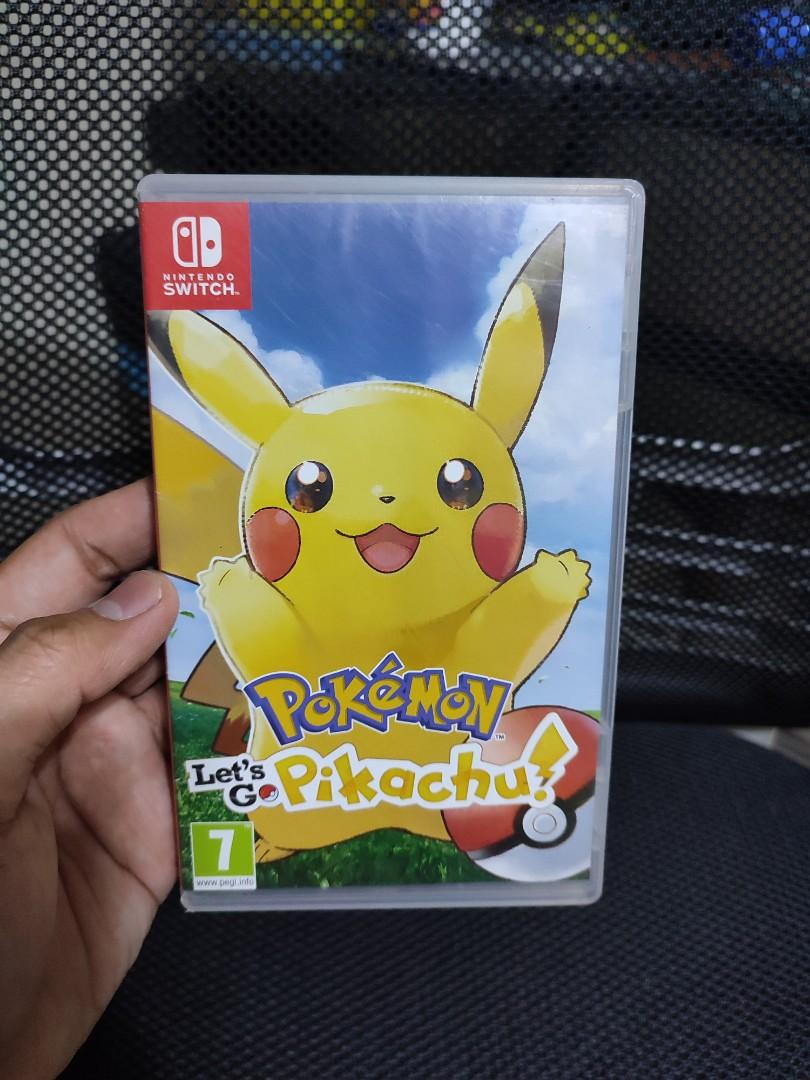Pokemon lets go Pikachu switch game, Video Gaming, Video Games ...