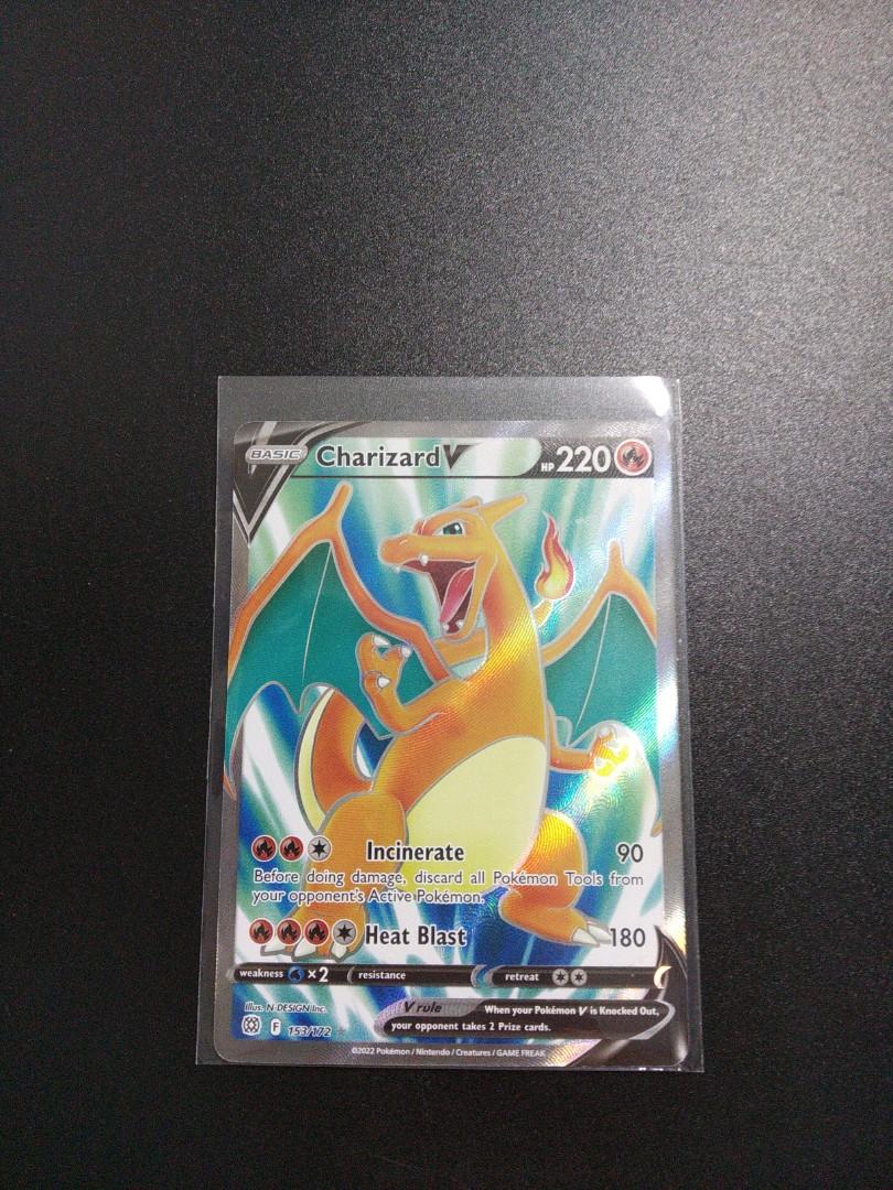 Pokemon TCG Charizard V Full Art Ultra Rare - SS9 Brilliant Star ...