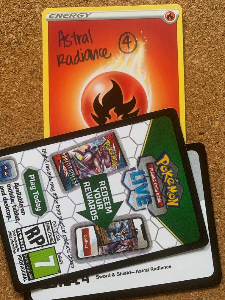 Pokemon TCGO Codes (Astral Radiance), Hobbies & Toys, Toys & Games on ...