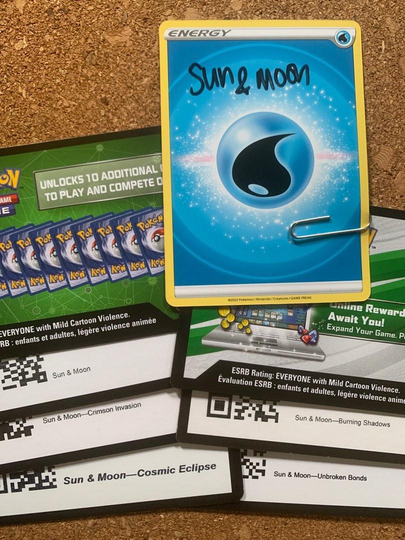 Pokemon TCGO Codes (Sun & Moon), Hobbies & Toys, Toys & Games on Carousell