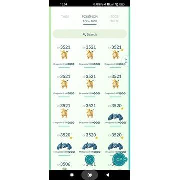 Pokemongo Account lv41 | 602 100iv Pokemon | 707 Legendary | 382 Shiny ...