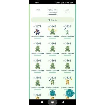 Pokemongo Account lv41 | 602 100iv Pokemon | 707 Legendary | 382 Shiny ...