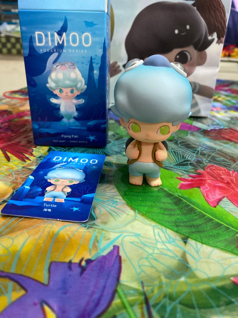 Popmart Dimoo Aquarium Series Turtle, Hobbies & Toys, Toys & Games on ...