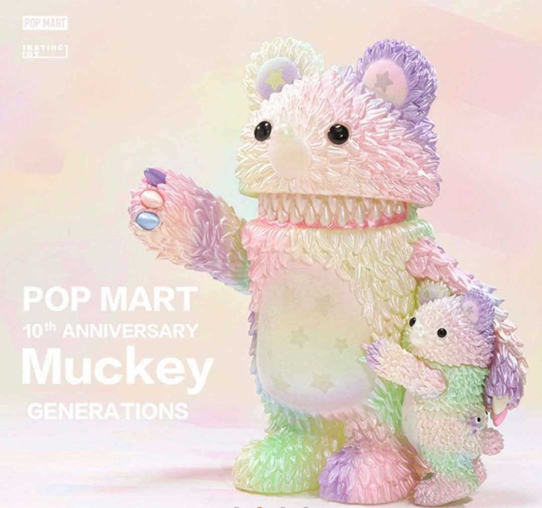 Popmart x Instinctoy 10th Anniversary Muckey Generations, Hobbies ...