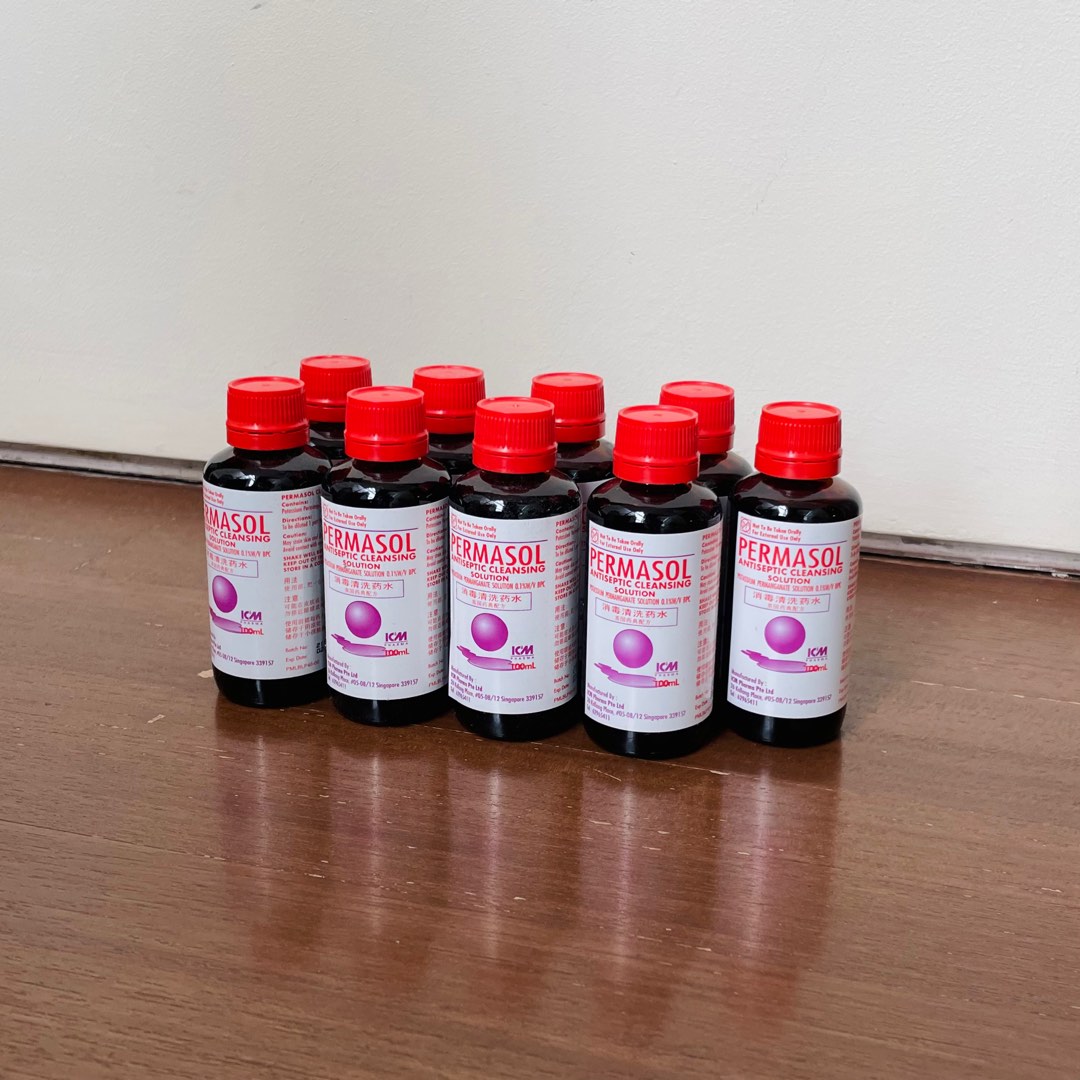 Potassium Permanganate Antiseptic Cleansing Solution, Health ...