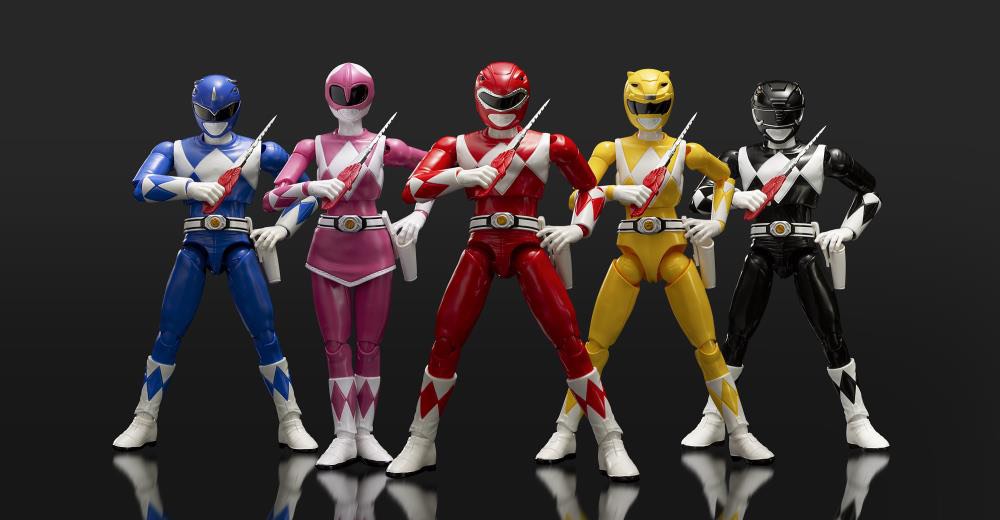 Pre Order Furai Model Mighty Morphin Power Rangers Set of 5 (Model Kit ...