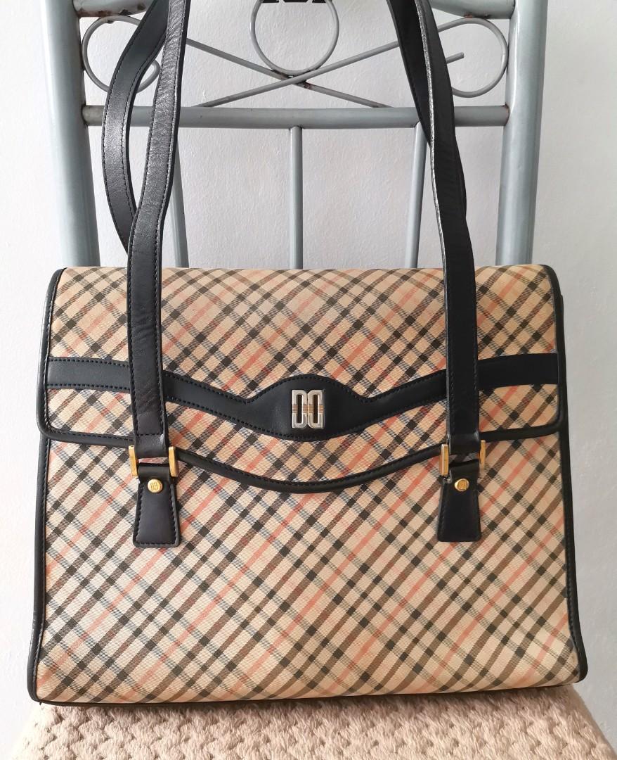SALE: PreLoved DAKS Vintage Document/Laptop Bag, Women's Fashion, Bags & Wallets, Shoulder Bags ...