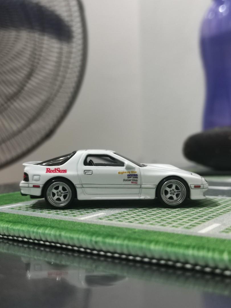 (PREORDER) Hotwheels Initial D RX7 Custom, Hobbies & Toys, Toys & Games ...