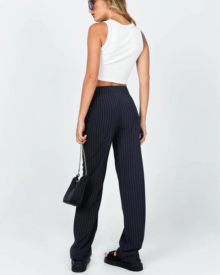 Princess Polly ~ Titus Pants Navy Petite, Women's Fashion, Bottoms ...