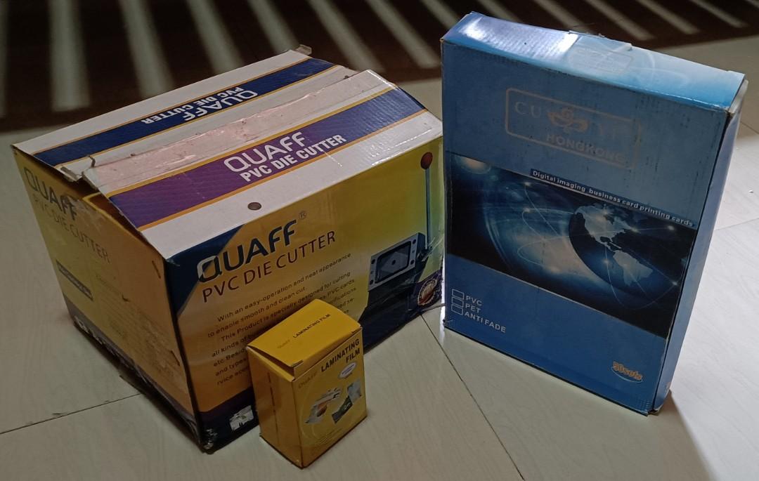 QUAFF PVC CARD DIECUTTER, Hobbies & Toys, Stationary & Craft ...
