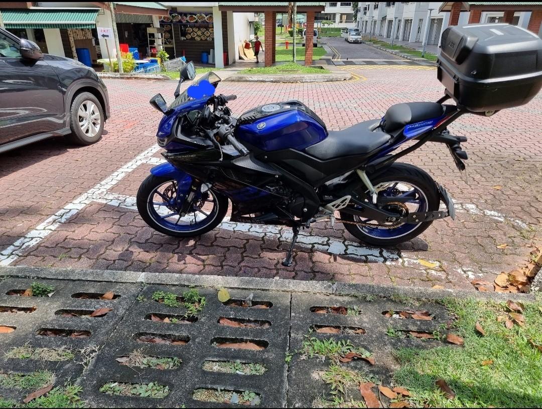 R15 V3 with rack., Motorcycles, Motorcycles for Sale, Class 2B on Carousell