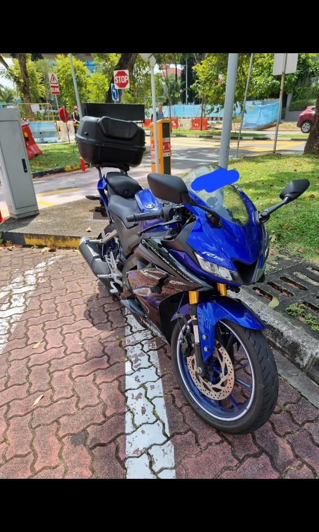 R15 V3 with rack., Motorcycles, Motorcycles for Sale, Class 2B on Carousell