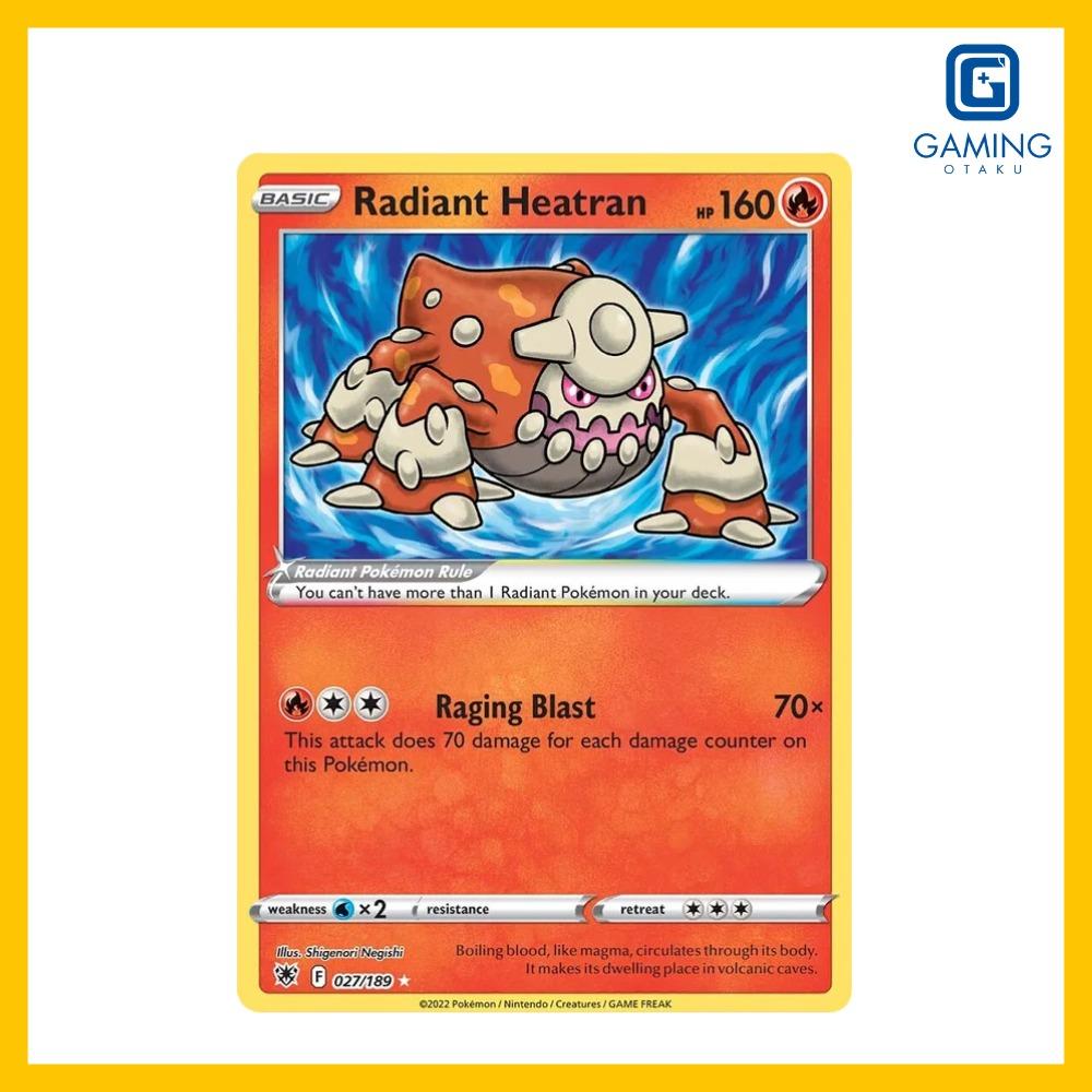 Radiant Greninja & Radiant Heatran - Pokémon Astral Radiance, Hobbies ...