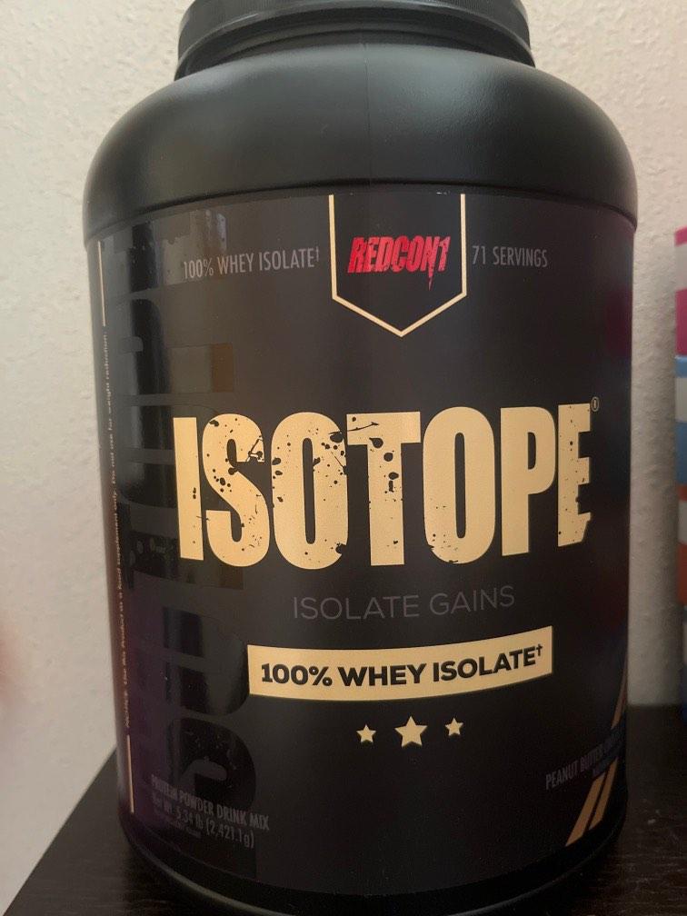 Redcon one protein powder (choco pb), Health & Nutrition, Health ...