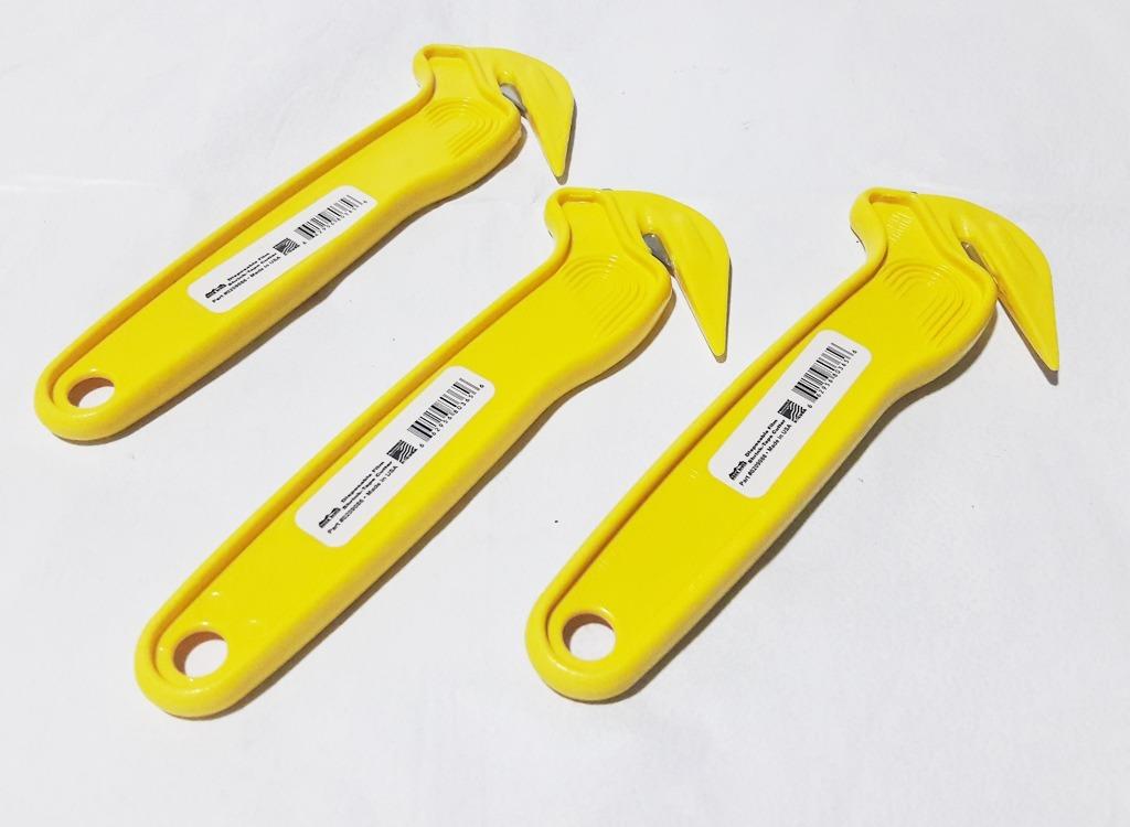 Safety Hook Cutters for bubble wrap, strap, stretch film, etc ...