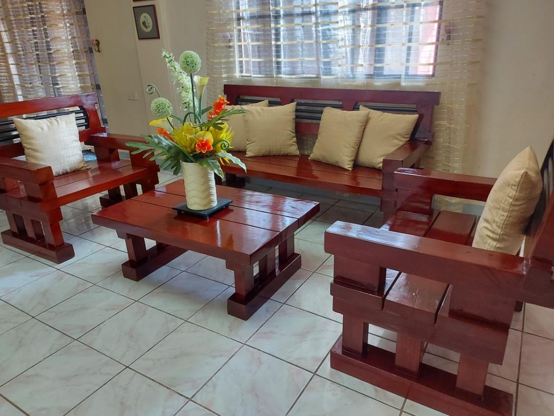 Sala set with center table, Furniture & Home Living, Furniture, Sofas ...