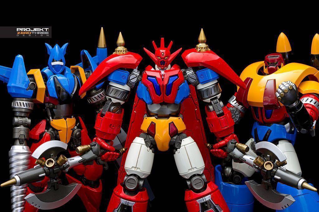 SALE!!! CHOGOKIN GETTER SERIES POSEIDON LIGER TIGER DRAGON SET NEW ...