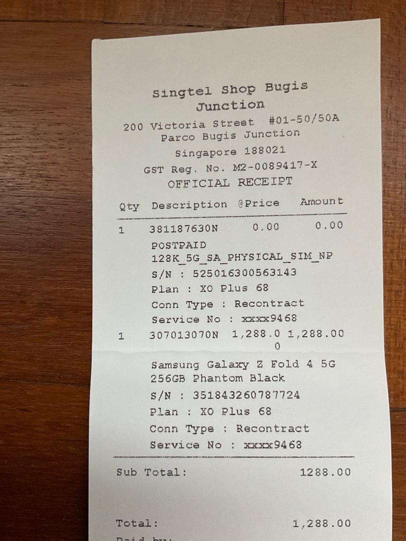 Samsung Fold4 black 256GB (Mint), Mobile Phones & Gadgets, Mobile ...