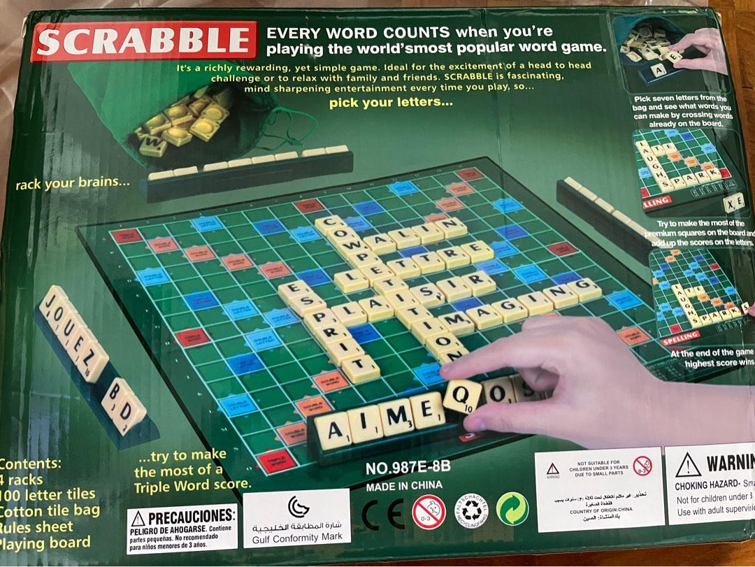 Scrabble board game, Hobbies & Toys, Toys & Games on Carousell