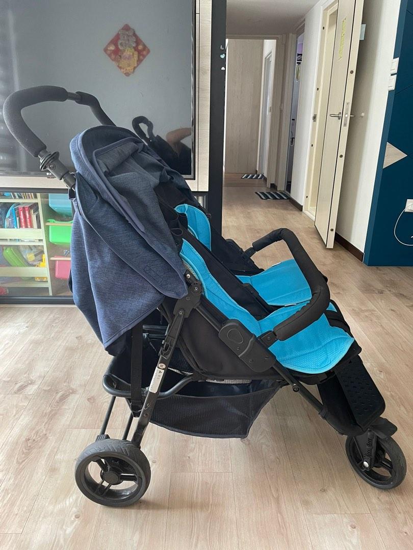 See baby Double Stroller, Babies & Kids, Going Out, Strollers on Carousell