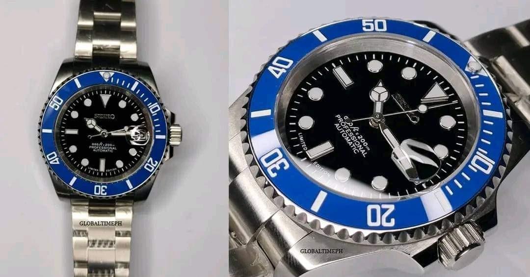 Seiko NH35 Movement Custom Build Watches, Luxury, Watches on Carousell