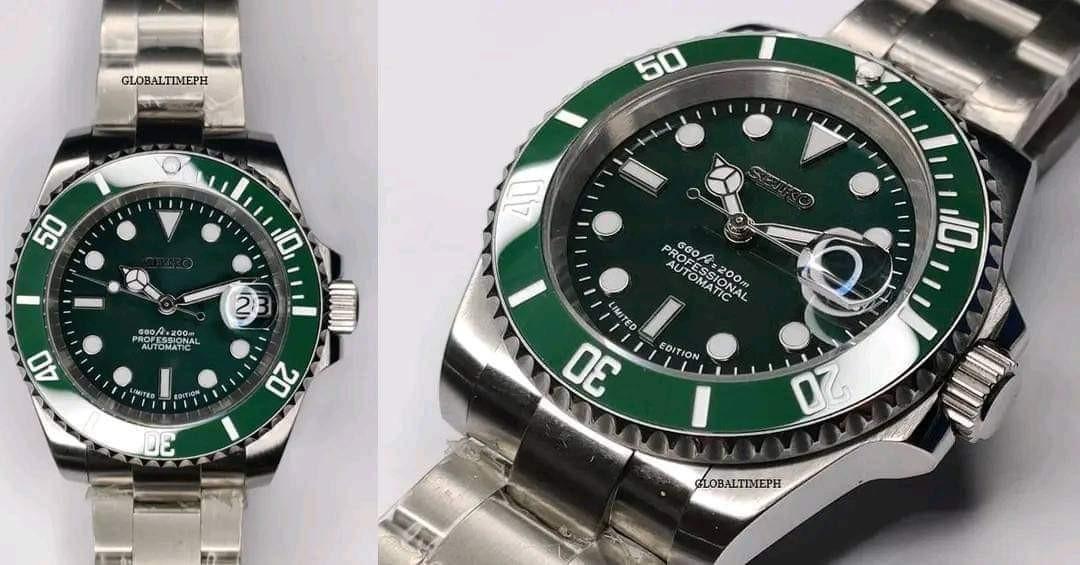 Seiko NH35 Movement Custom Build Watches, Luxury, Watches on Carousell