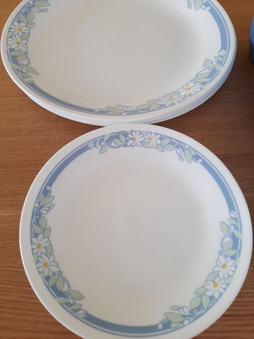 Set of Corelle plates, side plates, bowls and mugs set (RESERVED ...