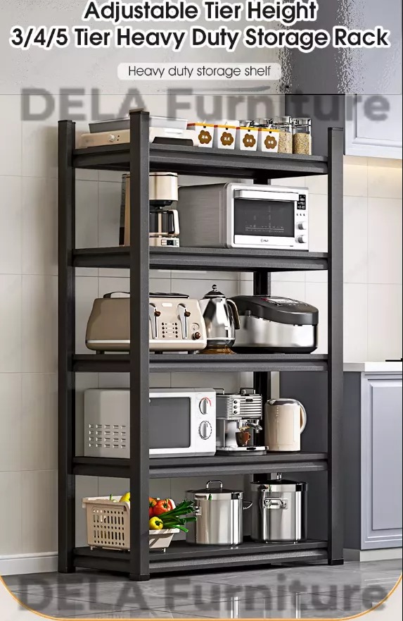 (SG ready stock) 3 to 4 Tier Storage Shelf Super Heavy Duty Storage ...