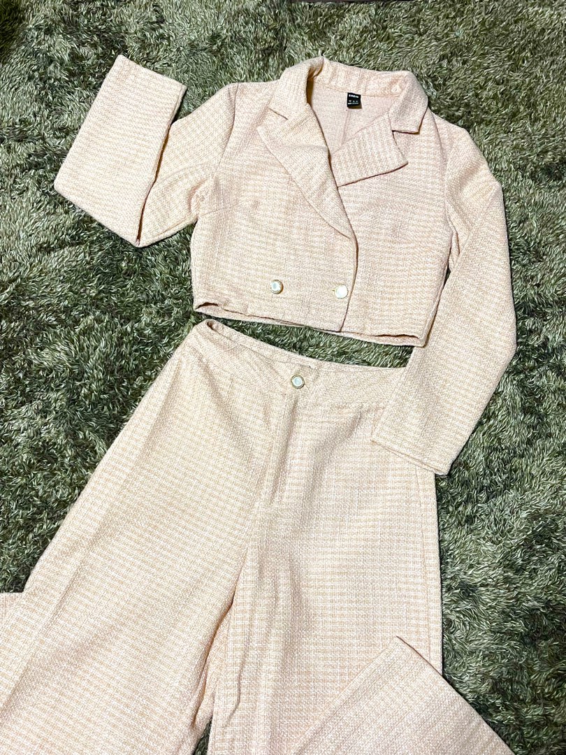 Shein Baby Pink Coordinates, Women's Fashion, Dresses & Sets, Sets or ...