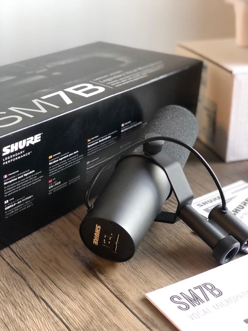 Shure SM7B vocal dynamic microphone, Audio, Microphones on Carousell