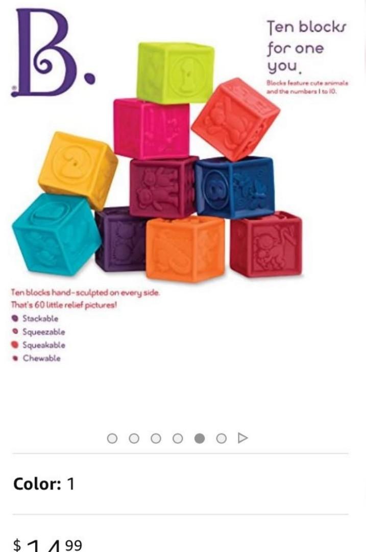 Squeeze Baby Blocks, Babies & Kids, Infant Playtime on Carousell