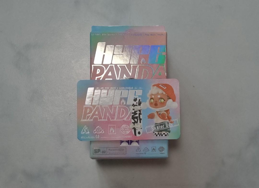 Skull Panda Hype Panda Set (Elegant Girl / Skater Boy) Popmart, Hobbies ...