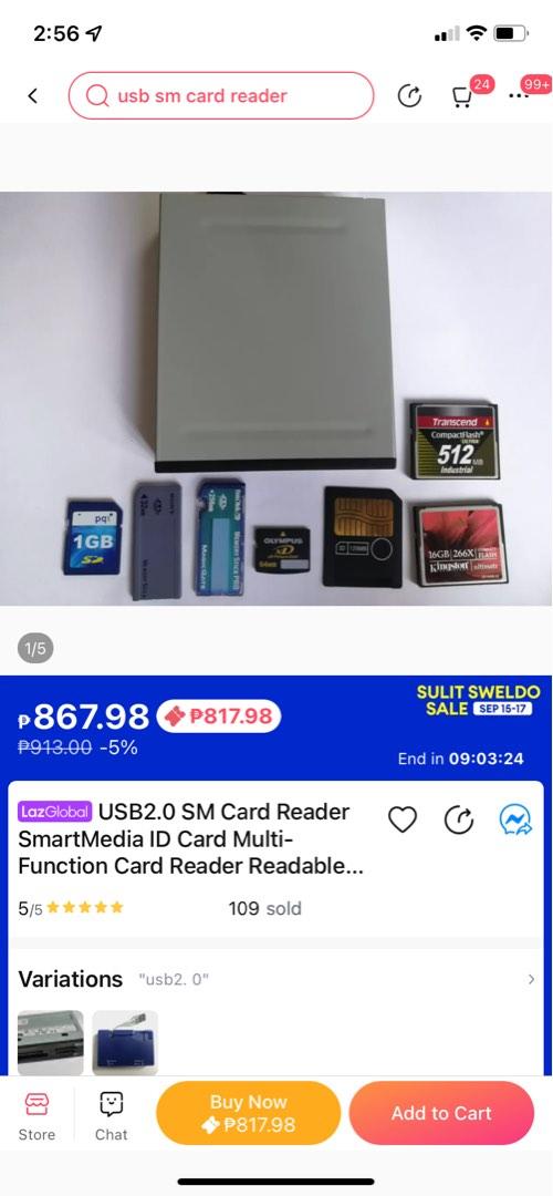 Smart media card reader, Computers & Tech, Parts & Accessories, Other ...