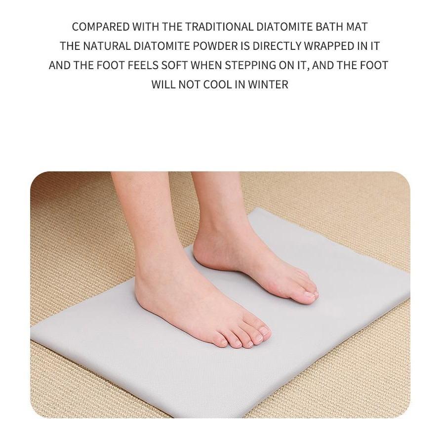 Soft Diatomite Mat with Great Water Absorption / Bathroom Mat / Floor ...
