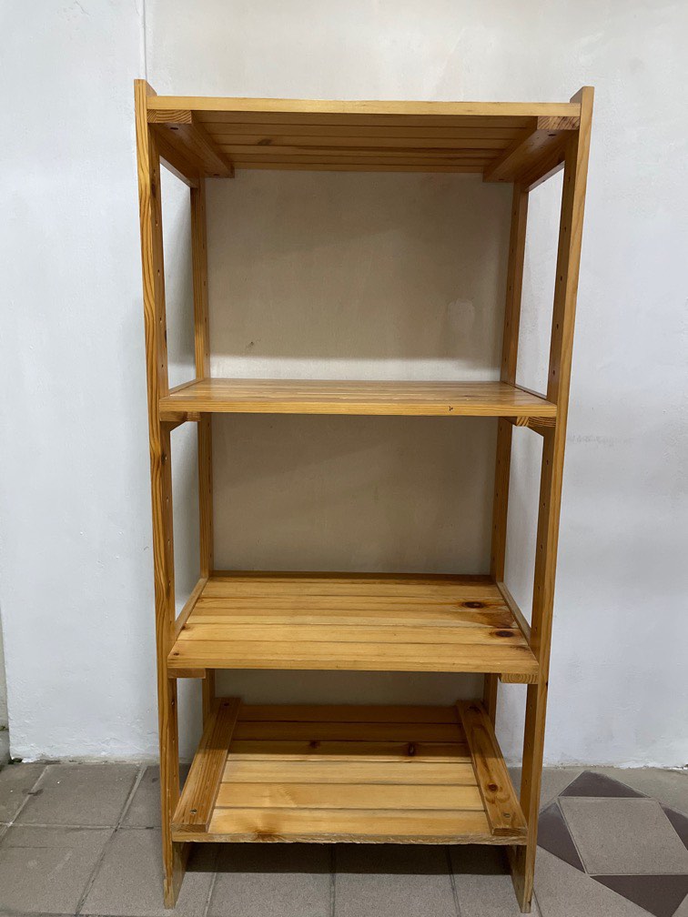 Wooden multi purpose rack, Furniture & Home Living, Furniture, Shelves ...