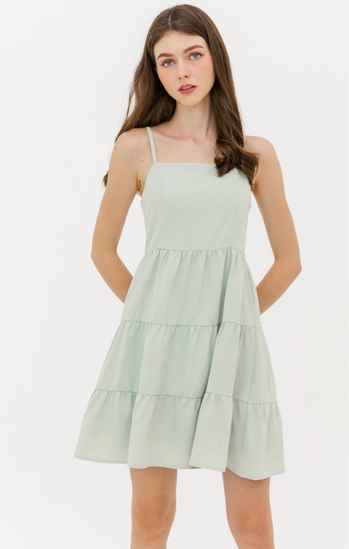SSD Tas Dress Sage, Women's Fashion, Dresses & Sets, Dresses on Carousell