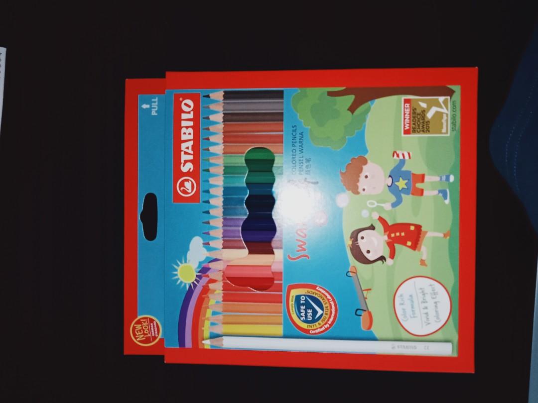 Stabilo color pencils, Hobbies & Toys, Stationery & Craft, Art & Prints ...