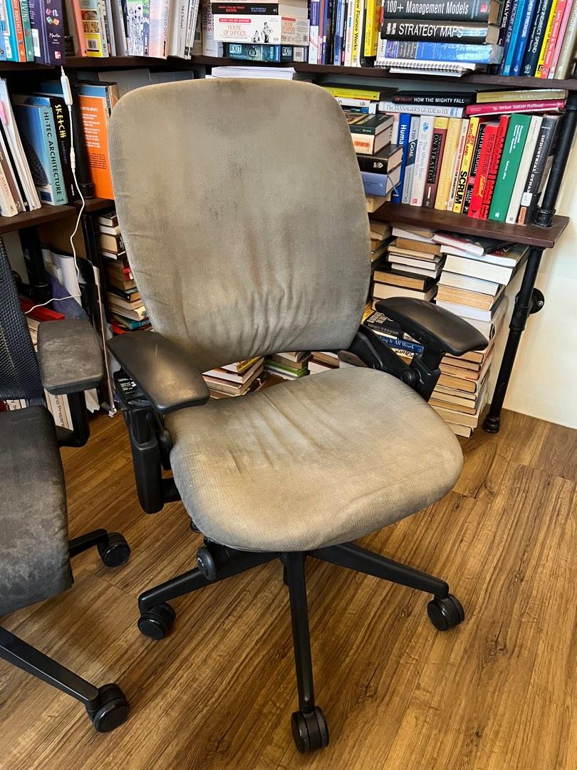 Steelcase think v2 (sold) and Steelcase leap v2, Furniture & Home ...