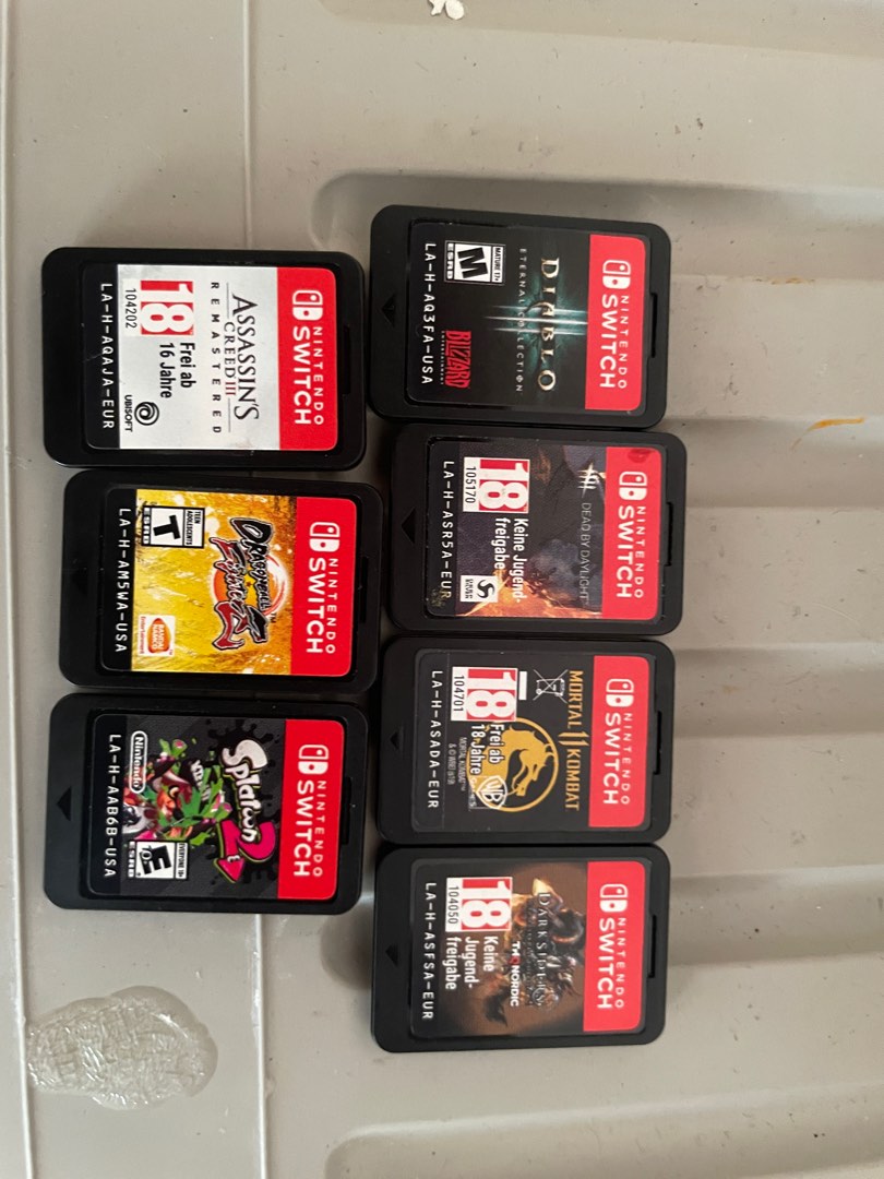 Switch games(6k all-in), Video Gaming, Video Games, Nintendo on Carousell