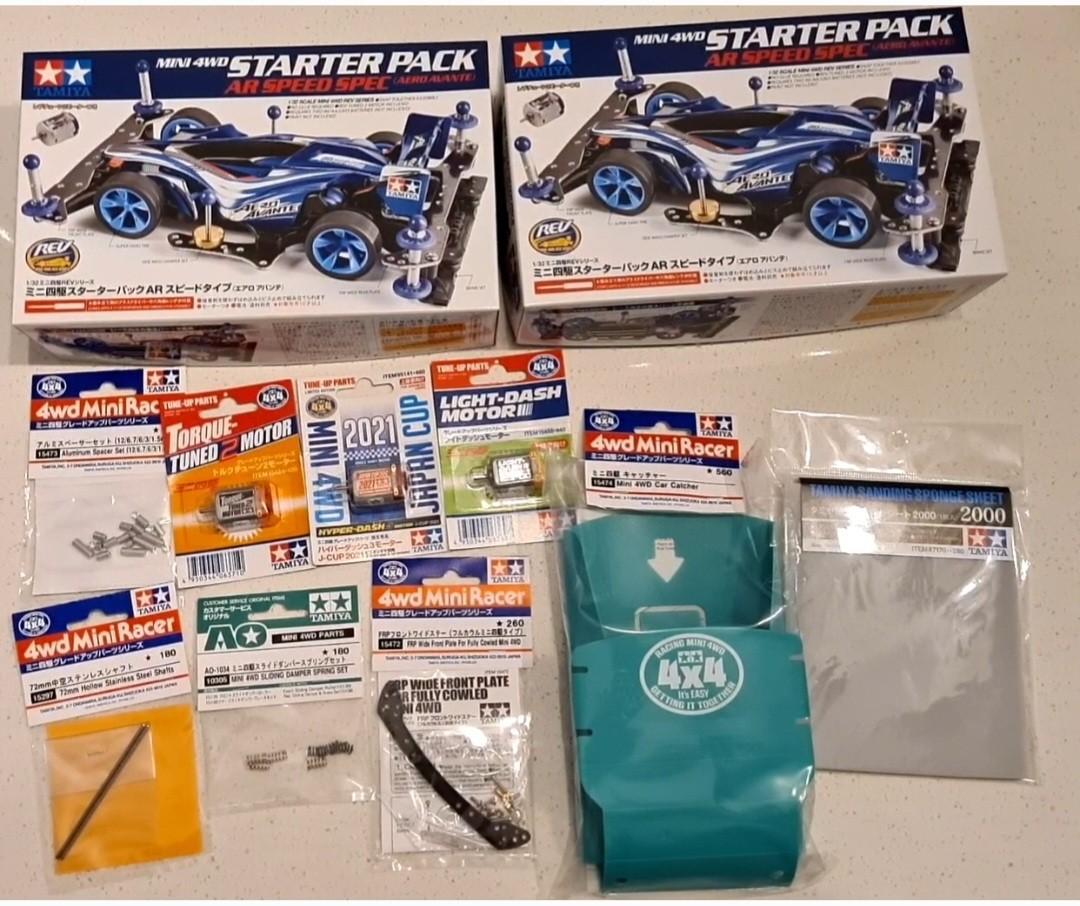Tamiya starter pack with motors catcher and spare parts, Hobbies & Toys ...