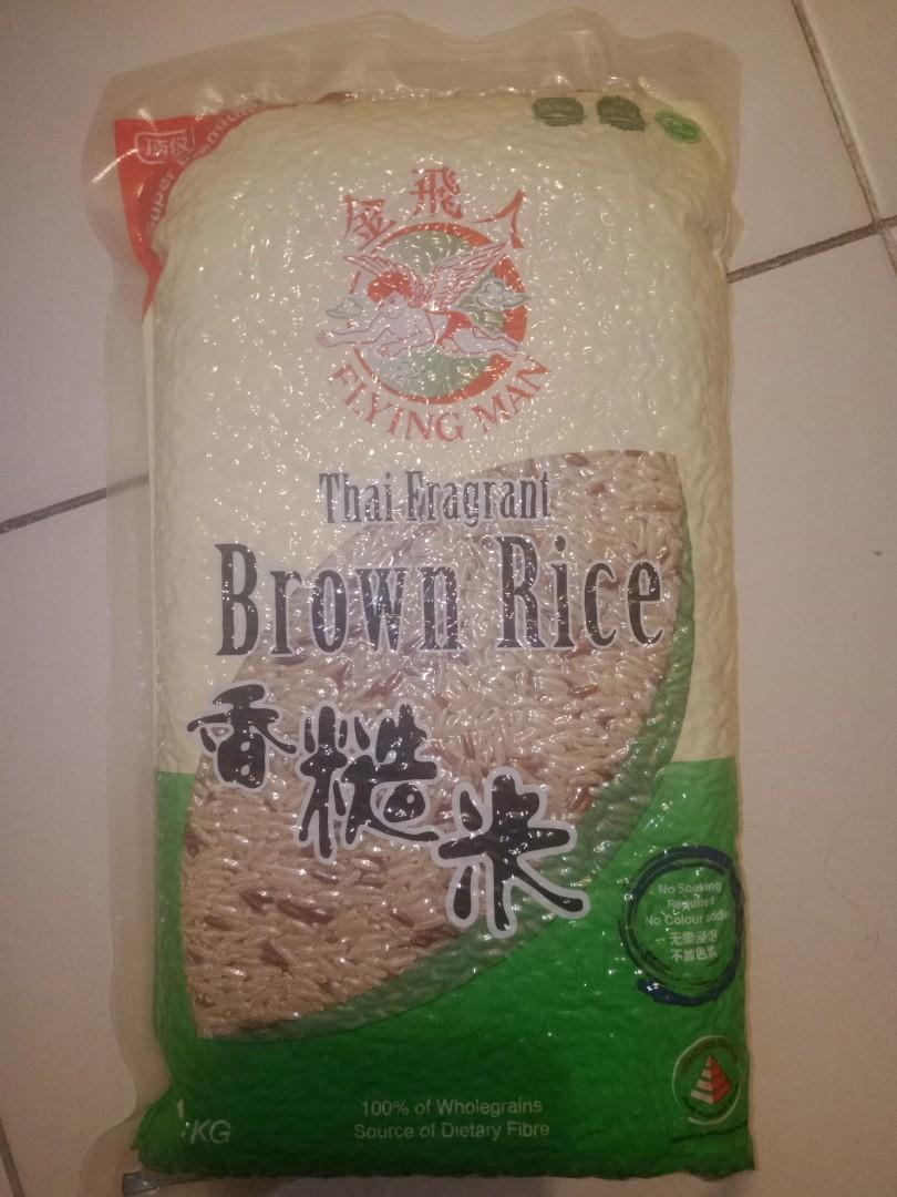 Thai fragrant brown rice, Food & Drinks, Rice & Noodles on Carousell