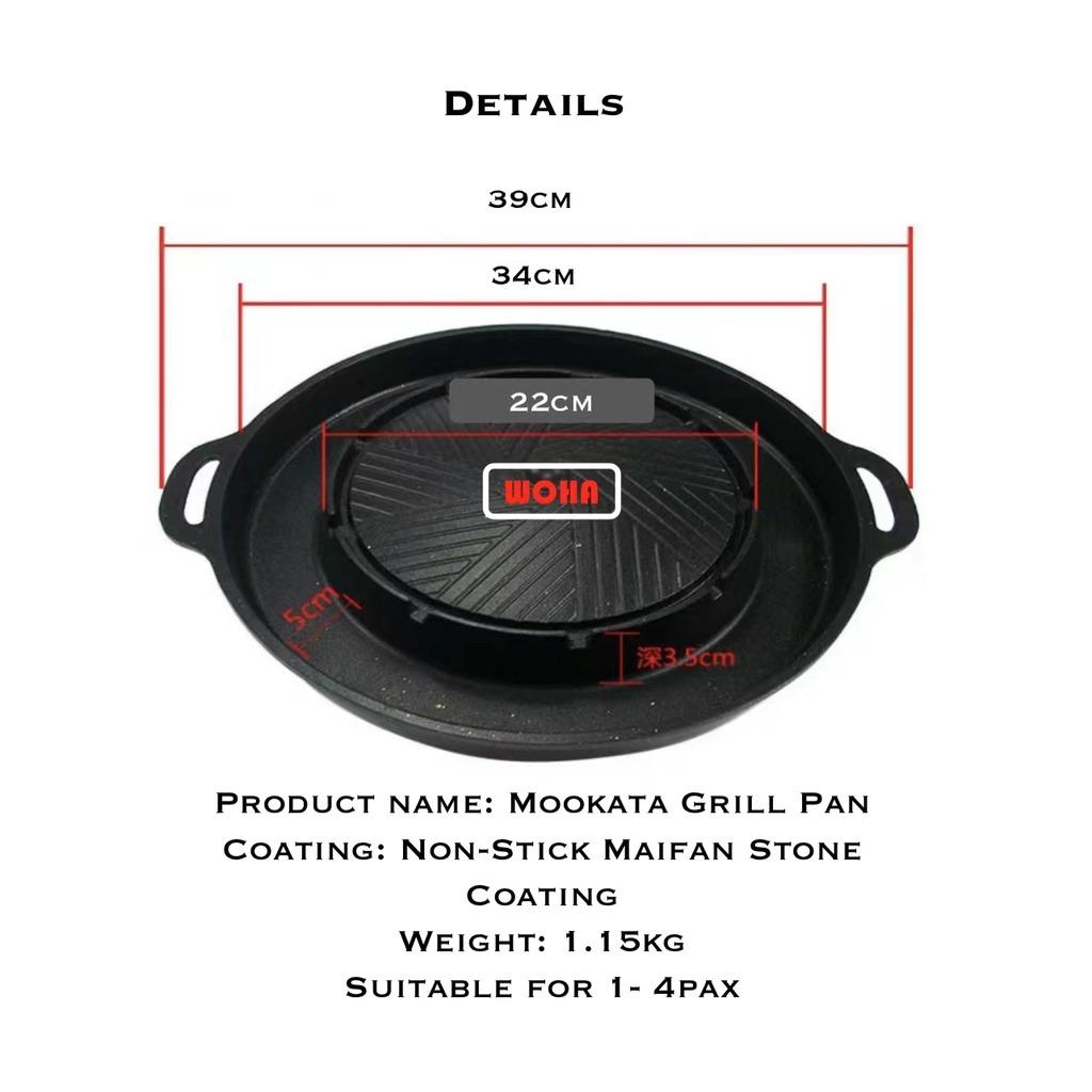 Thai Traditional Maifan Stone Mookata BBQ Grill Plate, Steamboat ...