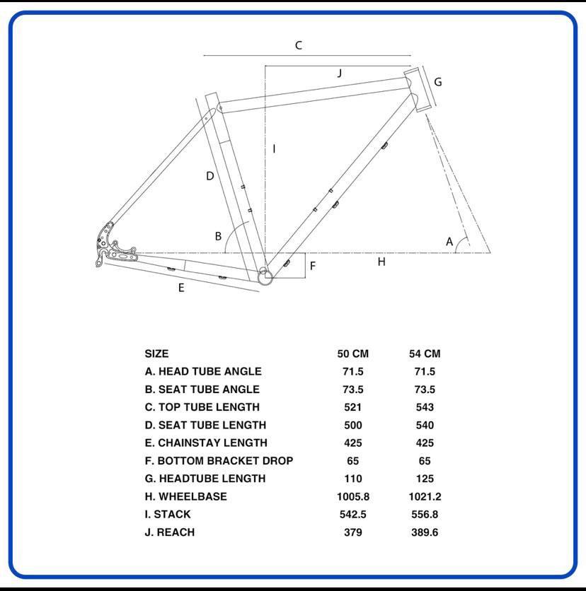 The Project Gravel Grinder V2 Frameset (54), Sports Equipment, Bicycles ...